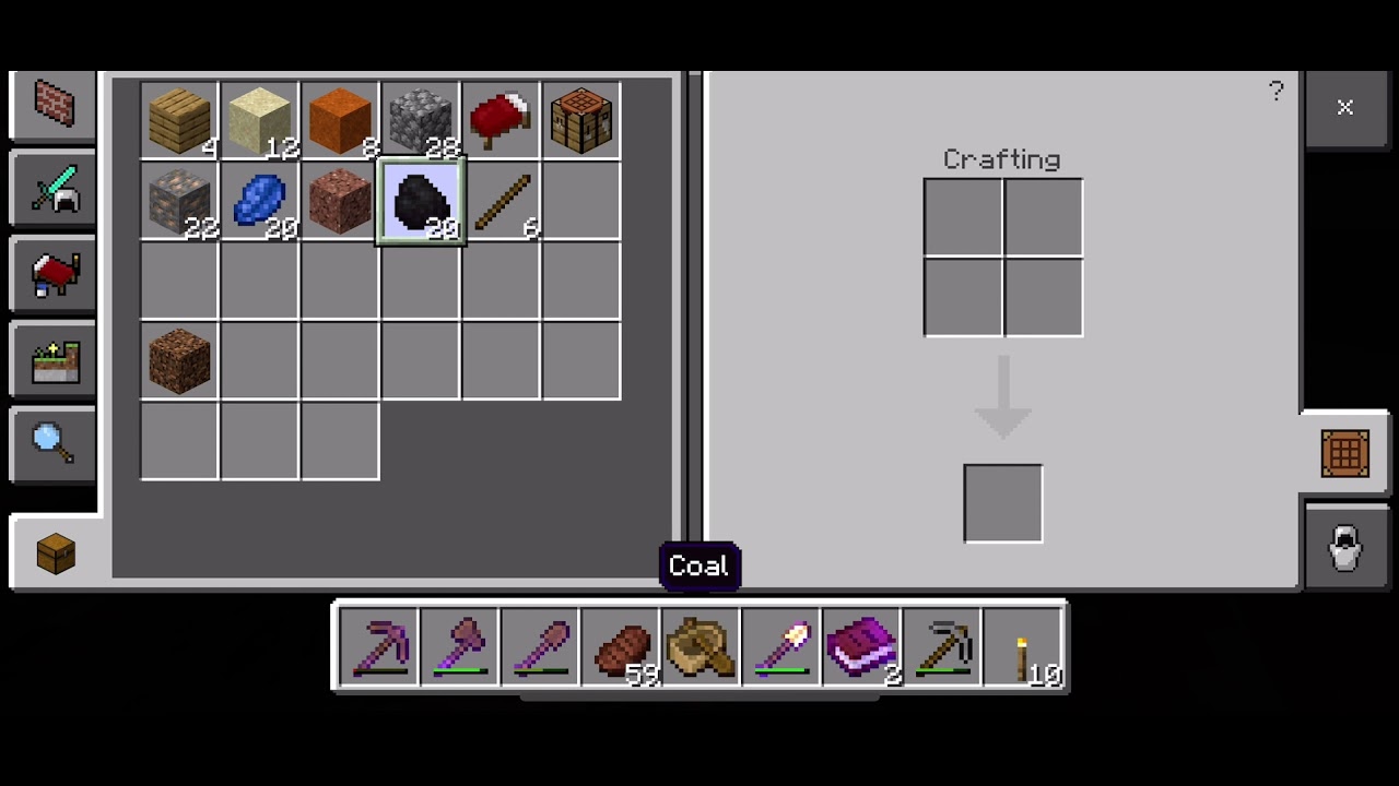 The biggest minecraft coal vein I have ever seen! - YouTube