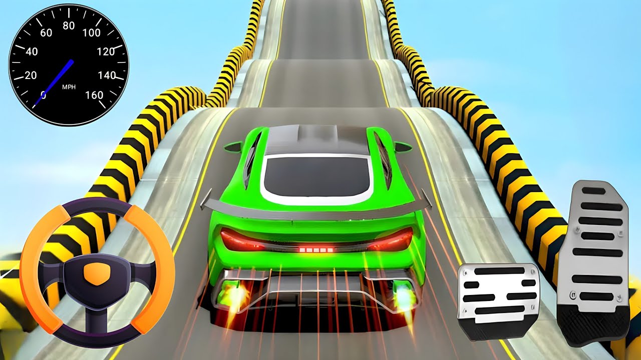 Mega Ramp Car Stunt Master Simulator - GT Impossible Sport Car Racing ...