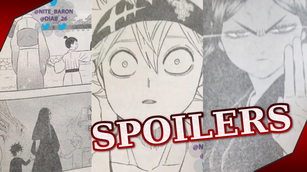 BLACK CLOVER CHAPTER 338 SPOILER LEAKS ASTA MEETS YAMI YOUNGER SISTER ...