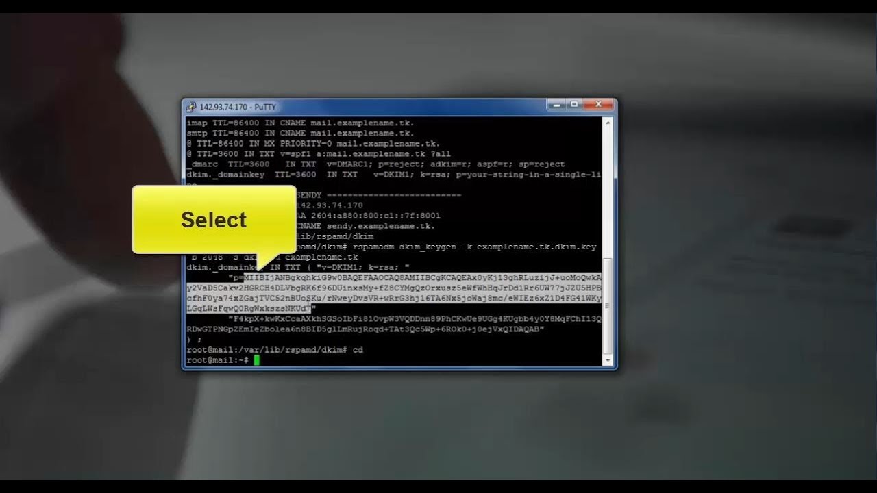 Prepare all DNS records and DKIM domainkey - YouTube