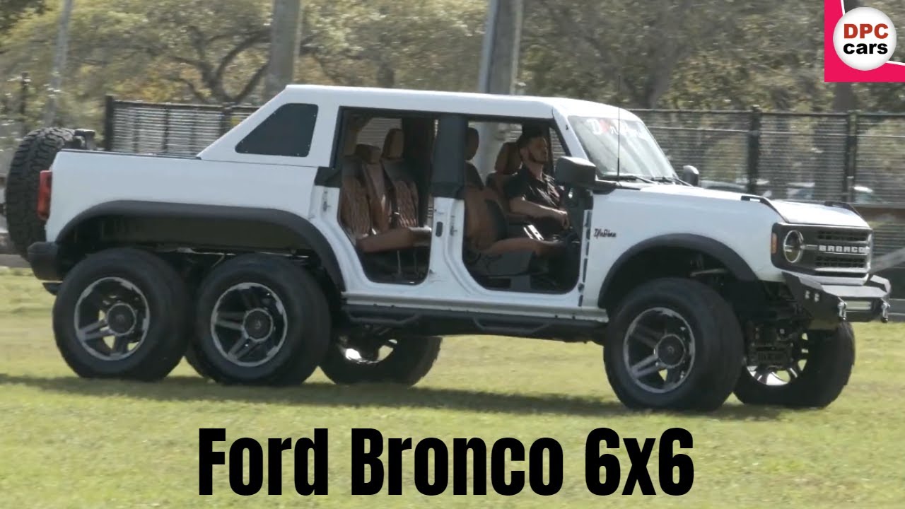 Ford Bronco 6x6 Dark Horse by Apocalypse Manufacturing - YouTube
