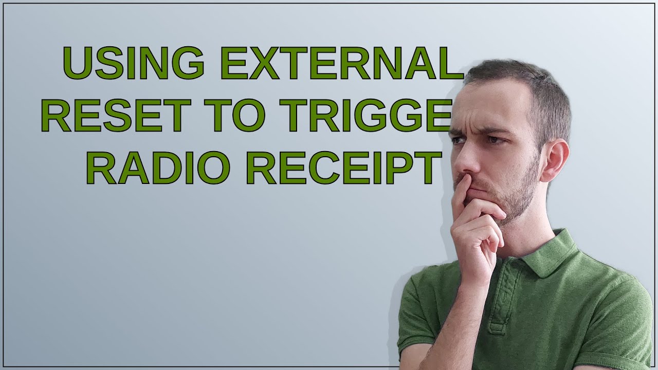Arduino: Using external reset to trigger radio receipt - YouTube