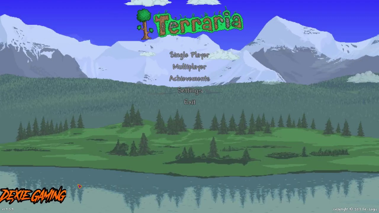 Terraria Main Menu Easter Egg - YouTube