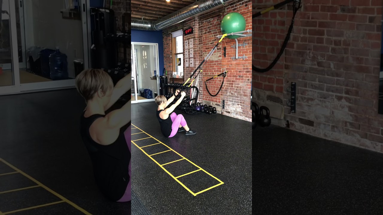 TRX muscle up - YouTube