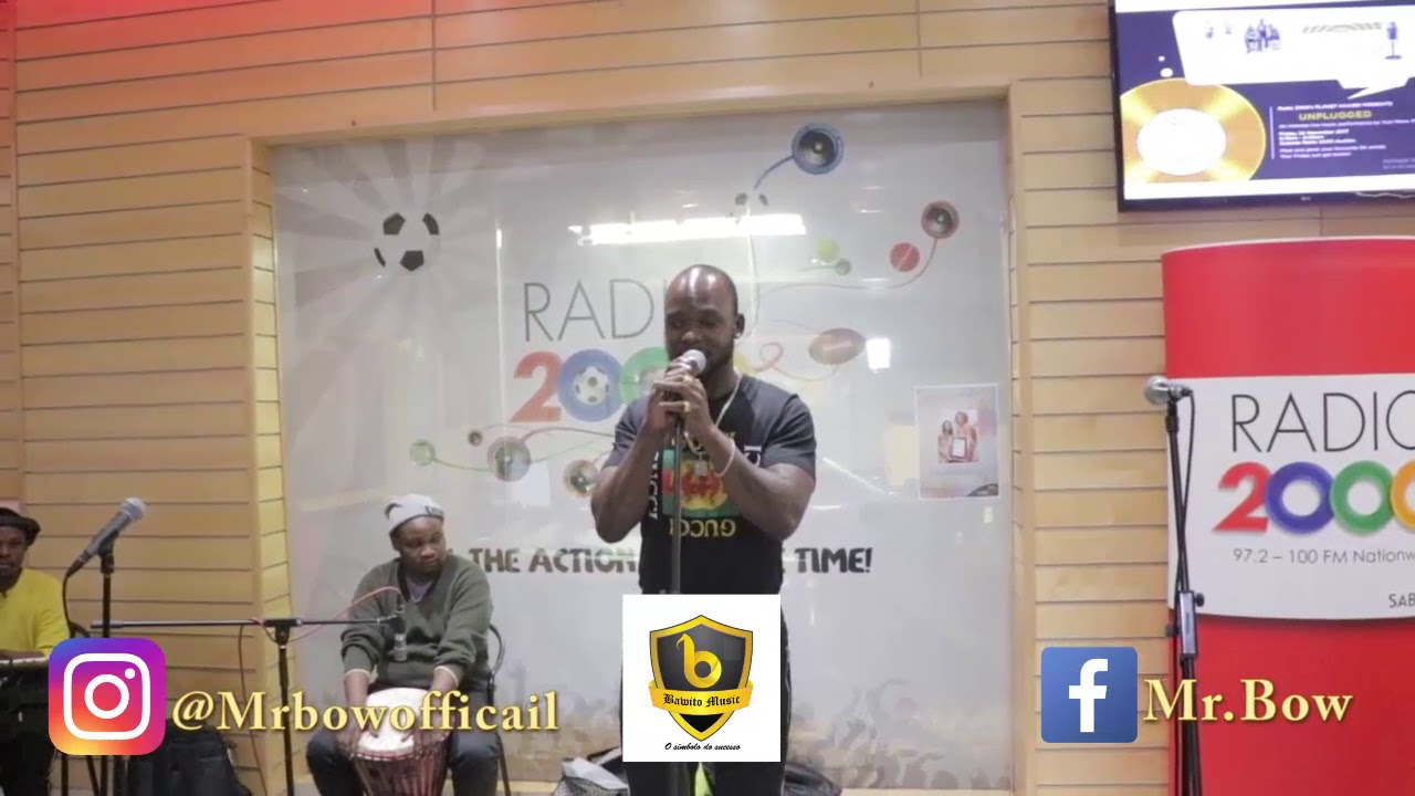 Mr. Bow - Performing live Radio 2000 South Africa - YouTube