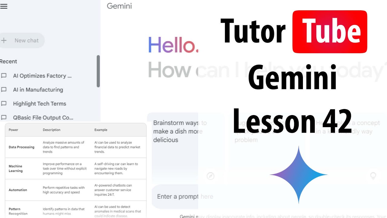 Google Gemini - Lesson 42 - Generating Images - YouTube