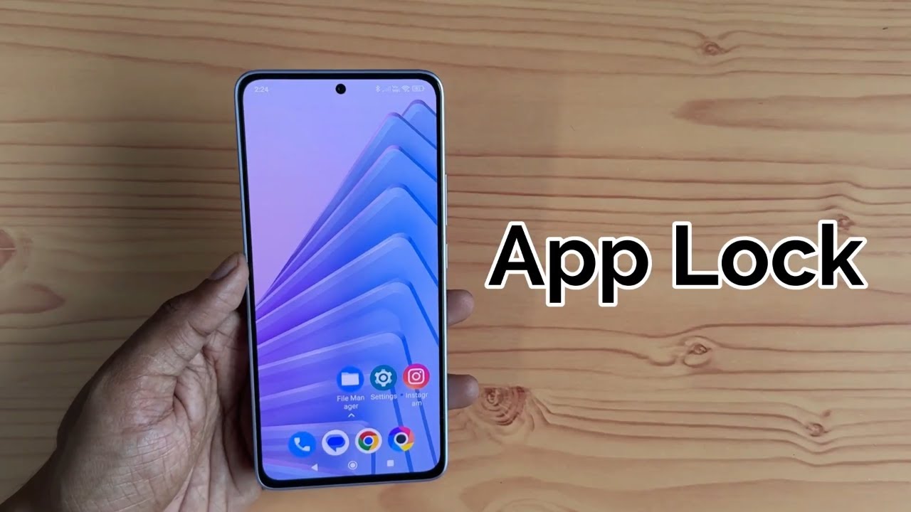 How to use App Lock in POCO M7 Pro 5G - YouTube