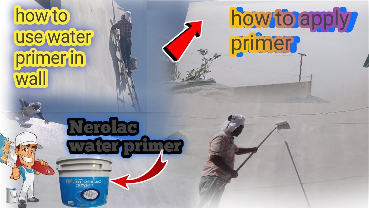 how to use water primer wall! how to apply primer #jeetpaintblog # ...