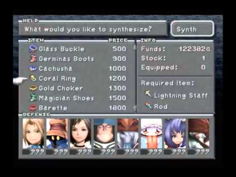 Final Fantasy IX - Making Coral Rings for Grand Dragon - #113 - YouTube