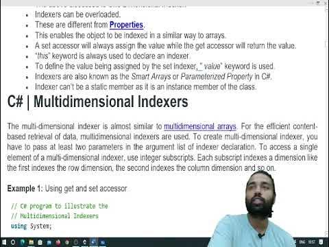 C# | Indexers - YouTube