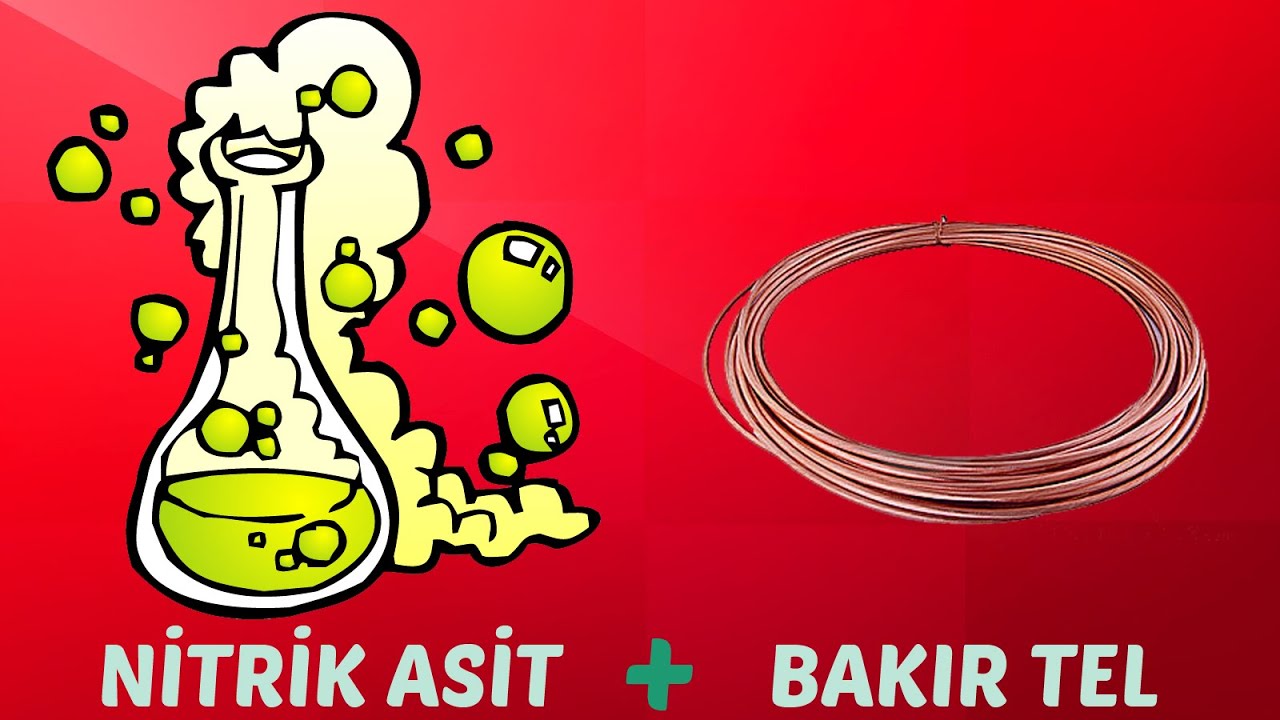 Nitrik Asit - Bakır Tepkimesi - YouTube
