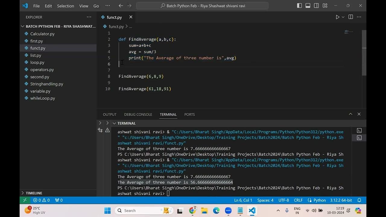 5) Function , Module and PIP in Python - YouTube