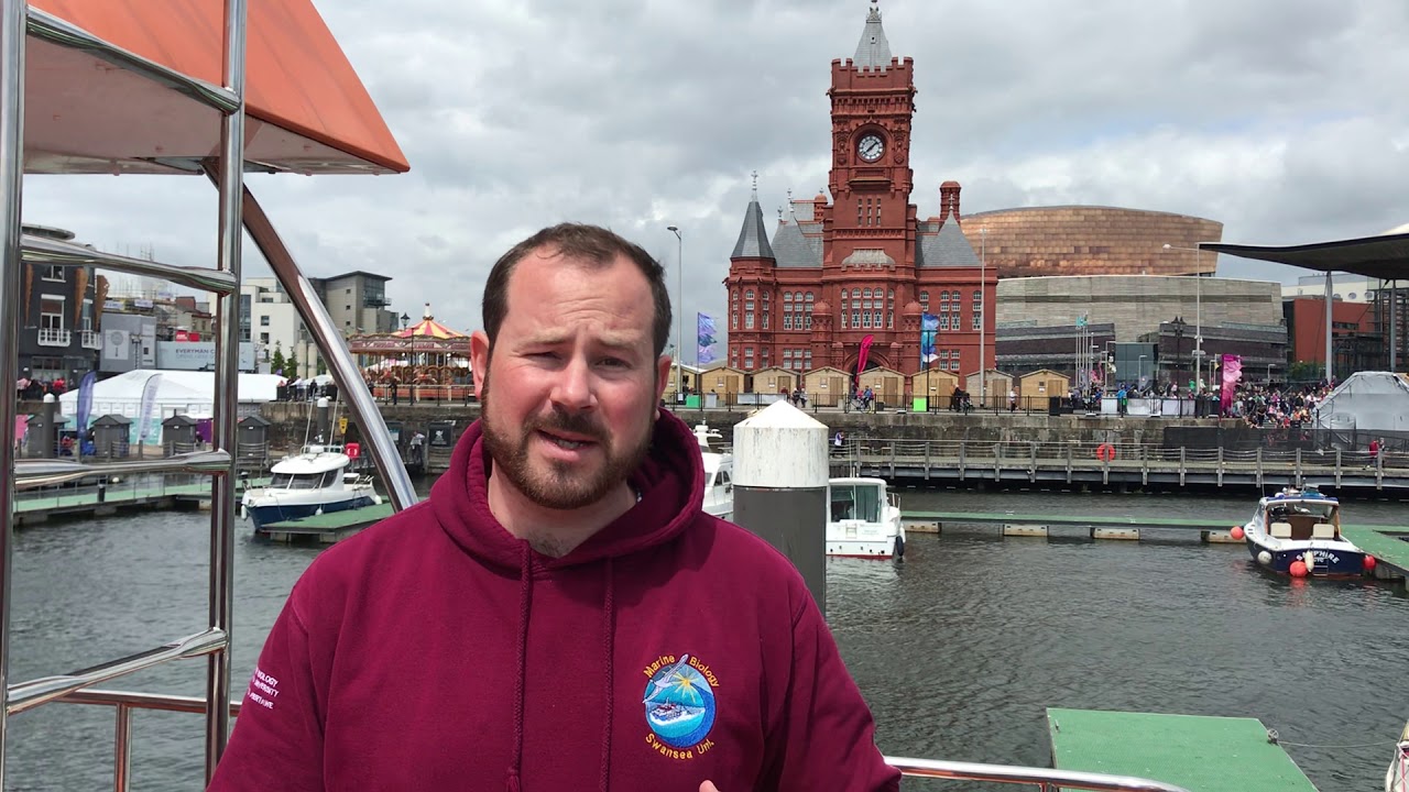 Dr Gethin Thomas, Prifysgol Abertawe, ar yr RV Mary Anning - YouTube