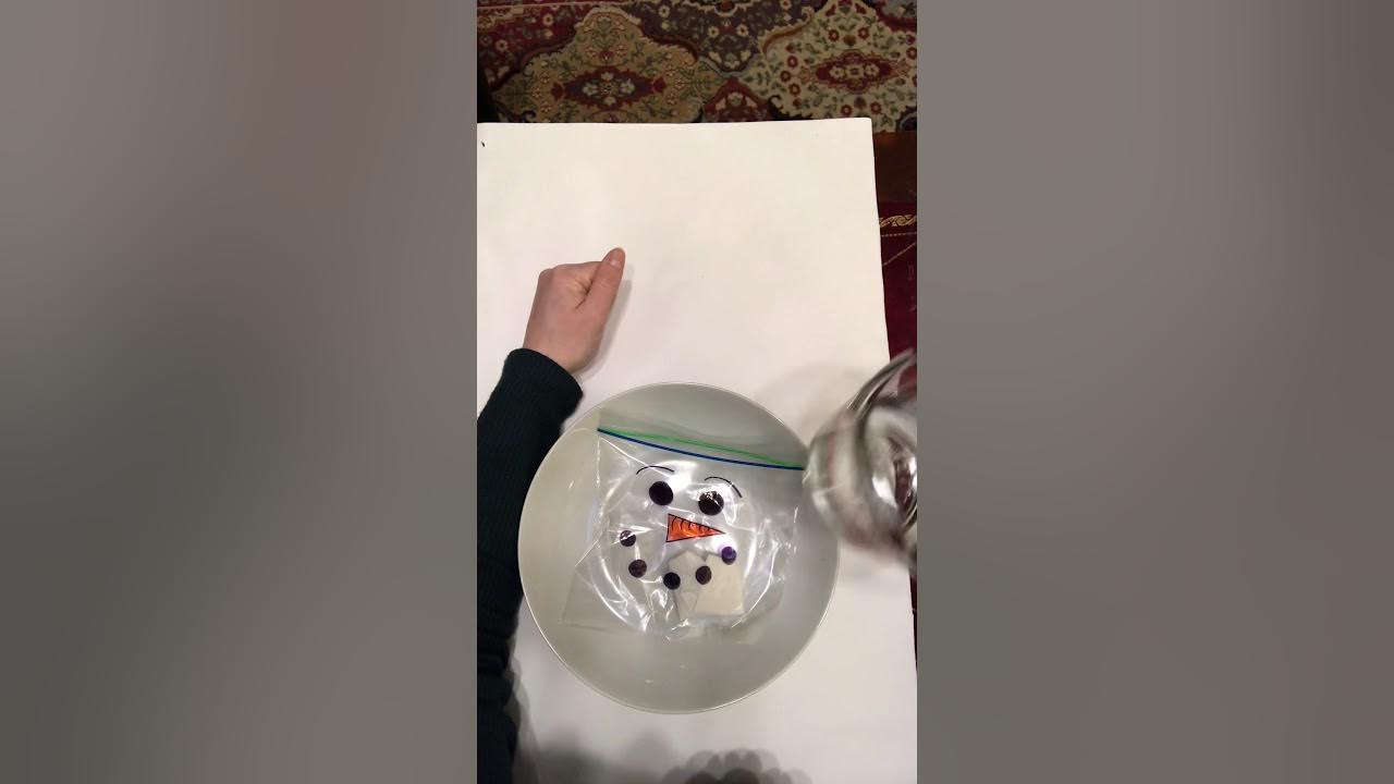 EXPLODING SNOWMAN : Science Experiment - YouTube