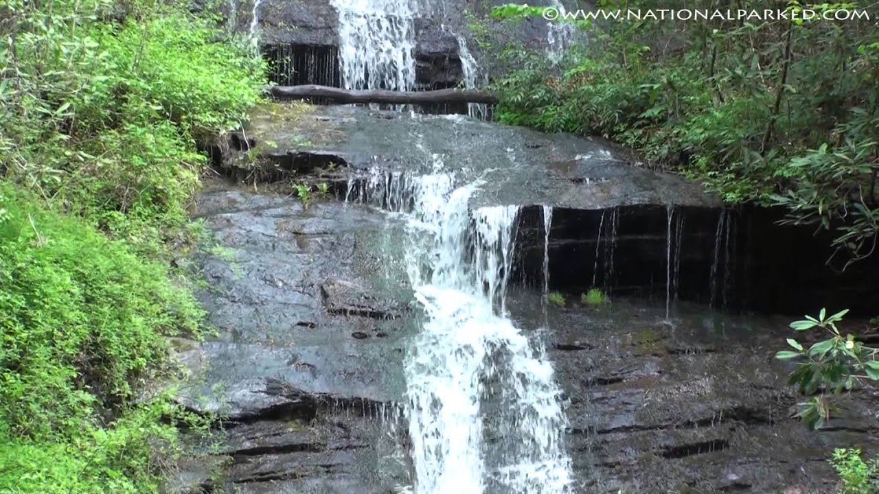 Tom Branch Falls in Great Smoky Mountains National Park (1080p) - YouTube