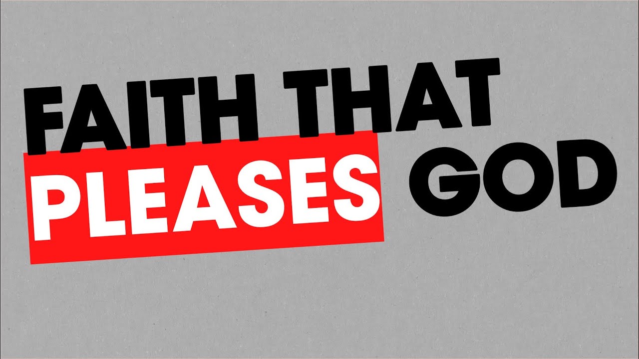 What kind of Faith pleases God? | Daniel Chand - YouTube