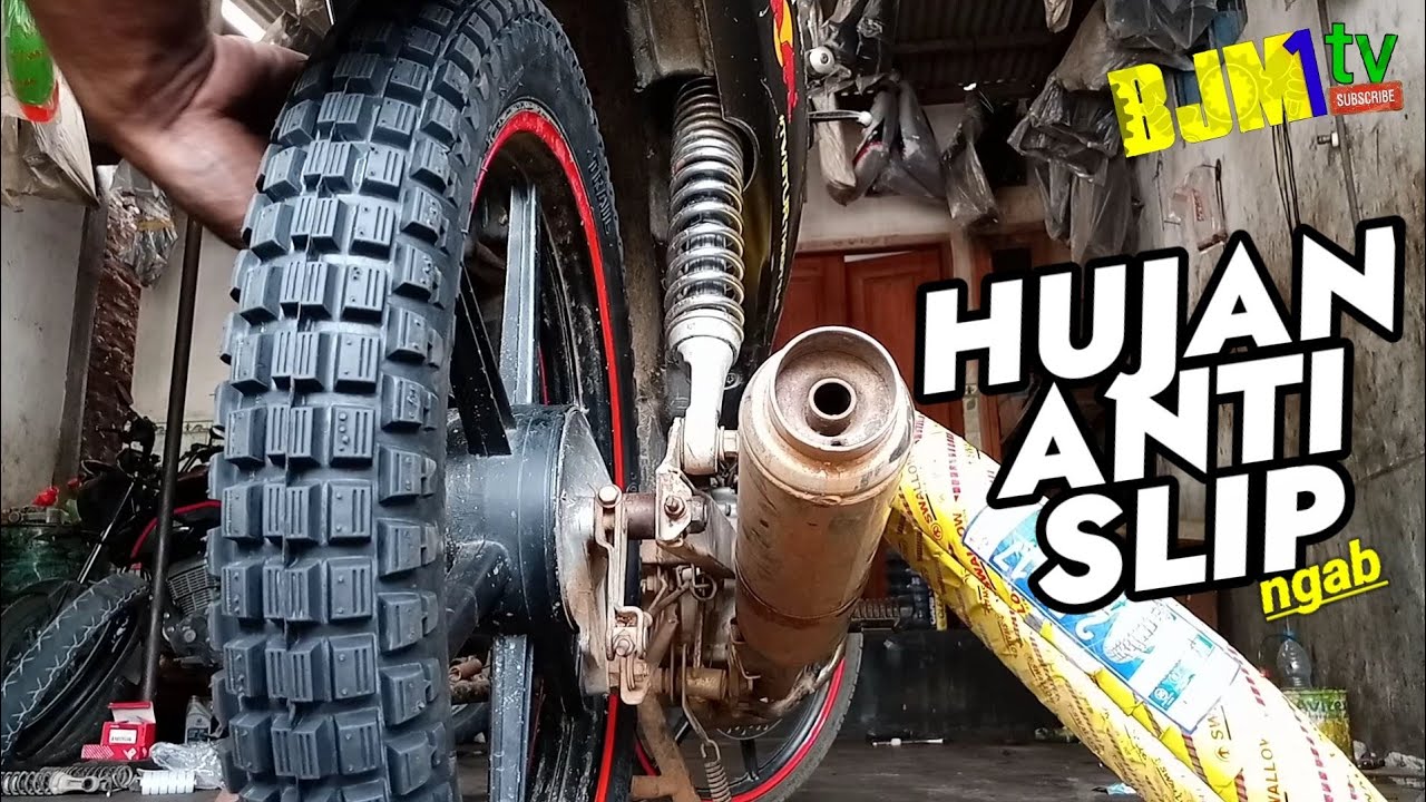 ban trail ring 17 buat Suprax 125 merek swallow - YouTube
