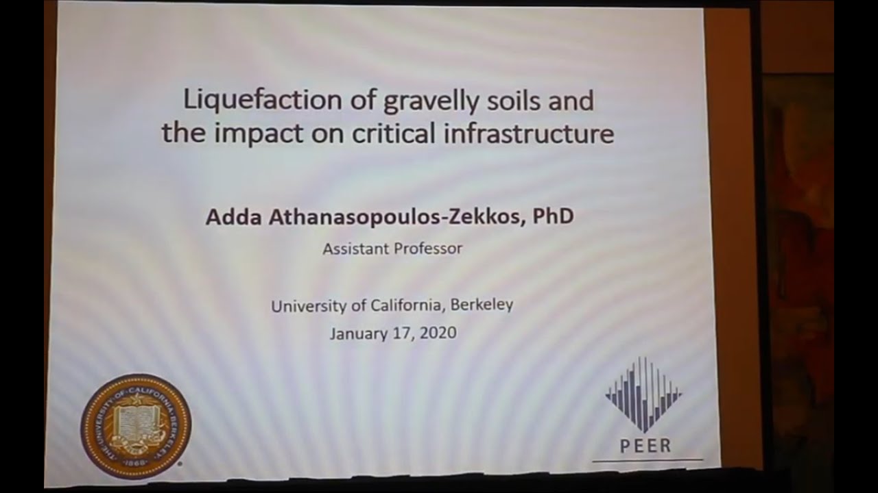 2020 PEER Annual Meeting, Concurrent 4, Adda Athanasopoulos-Zekkos, UCB ...