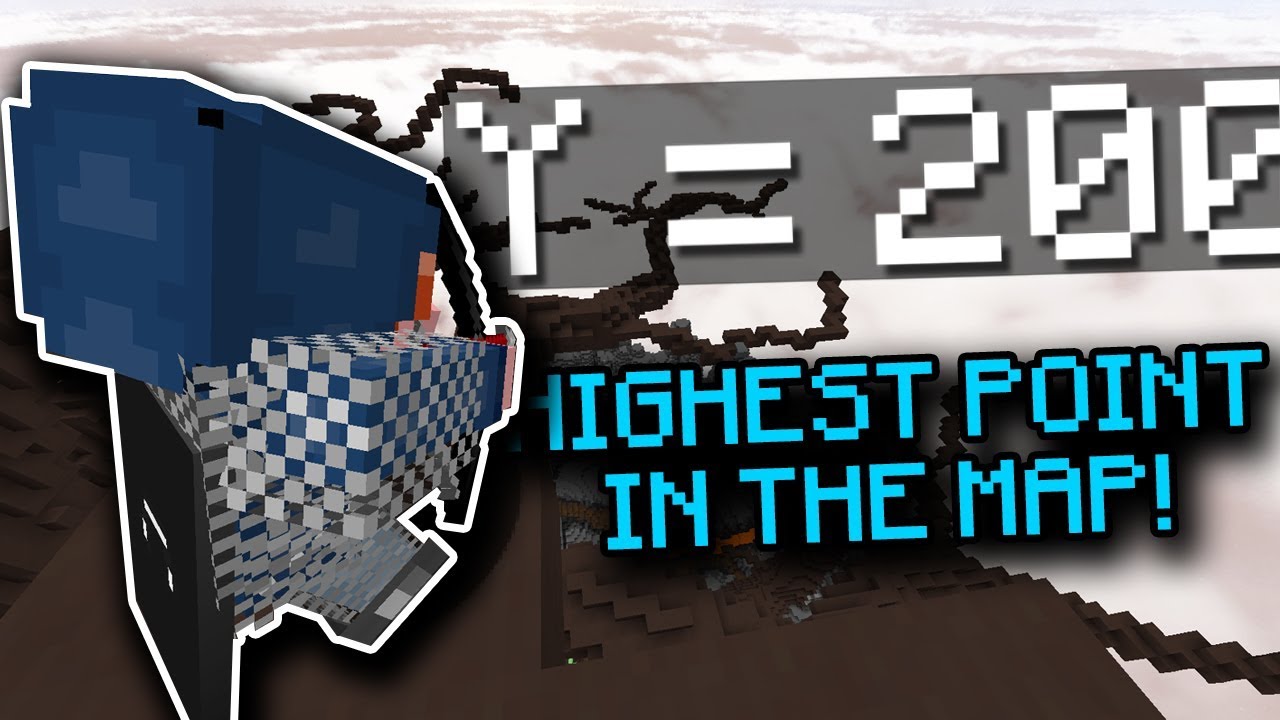 I Got to the HIGHEST POINT in THE MAP on THE PIT - Hypixel - YouTube