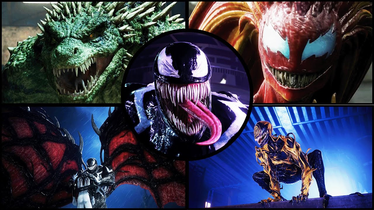All Symbiote and Monster Transformation Scenes - Spider-Man 2 (2023 ...