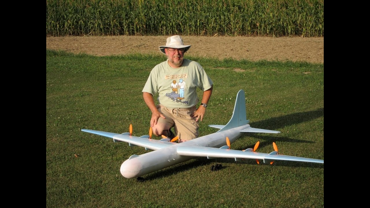 Rabid Models B36 Maiden Flight - YouTube