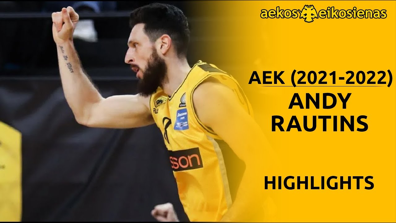Andy Rautins • AEK 2021-2022 • Best Plays & Highlights • HD - YouTube