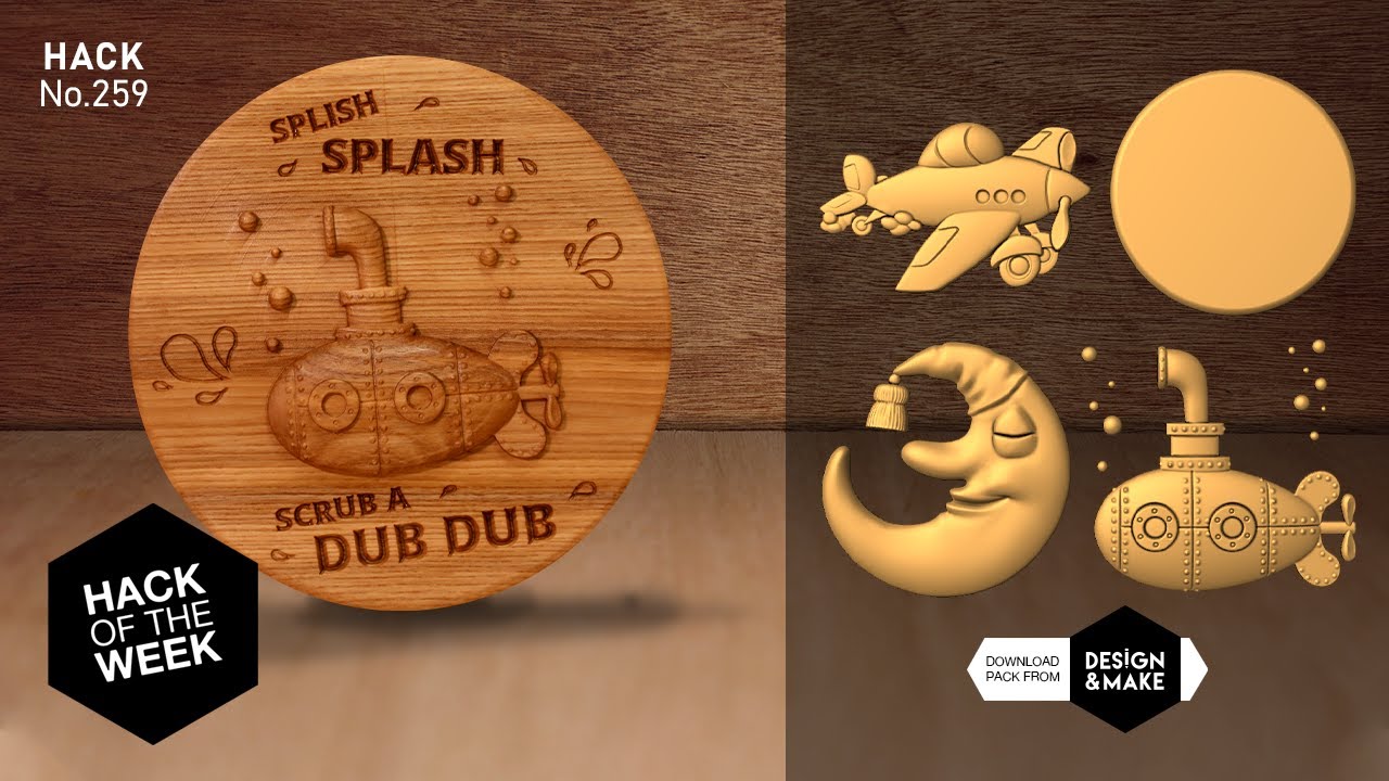 Making Kids Room Sign | Quick And Easy CNC Project | Hack of the Week ...