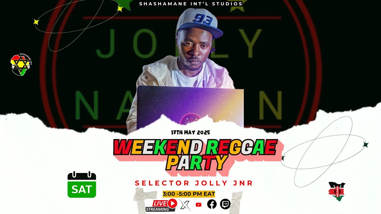 IRIE ROOTS REGGAE SESSION WITH SELECTOR JOLLY JUNIOR ON SHASHAMANE INT ...