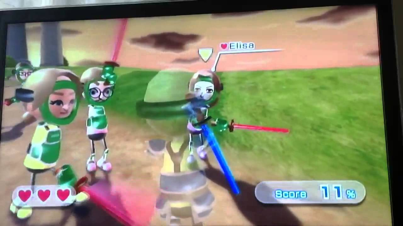 Wii Sports Resort Swordplay Showdown Stage 1,2 - YouTube