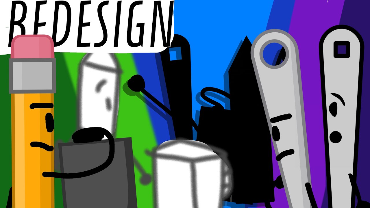 Redesigning MORE BFDI characters’ old assets - YouTube