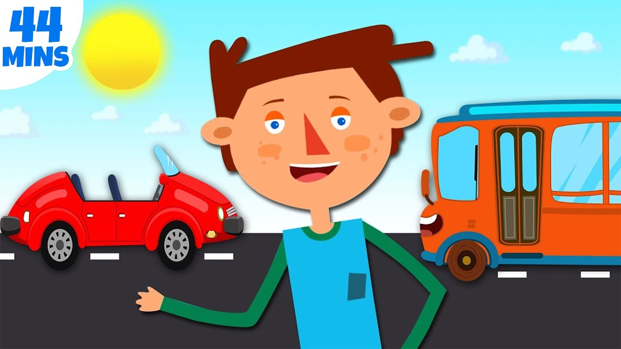 Learn Vehicle Names | Nursery Rhymes & Kids Songs | Captain Discovery ...