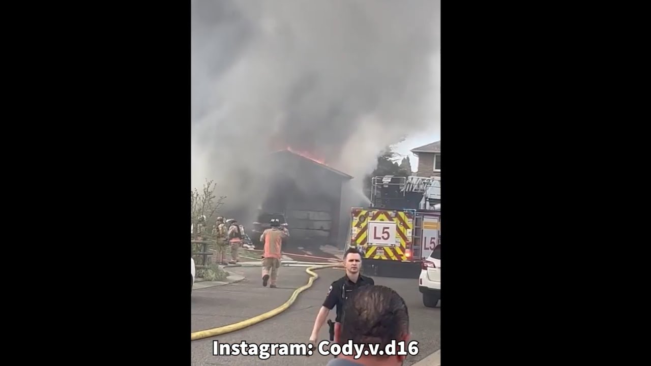 HFD - Hamilton Fire On Scene Battling Flames At A Multiple Alarm Fire ...