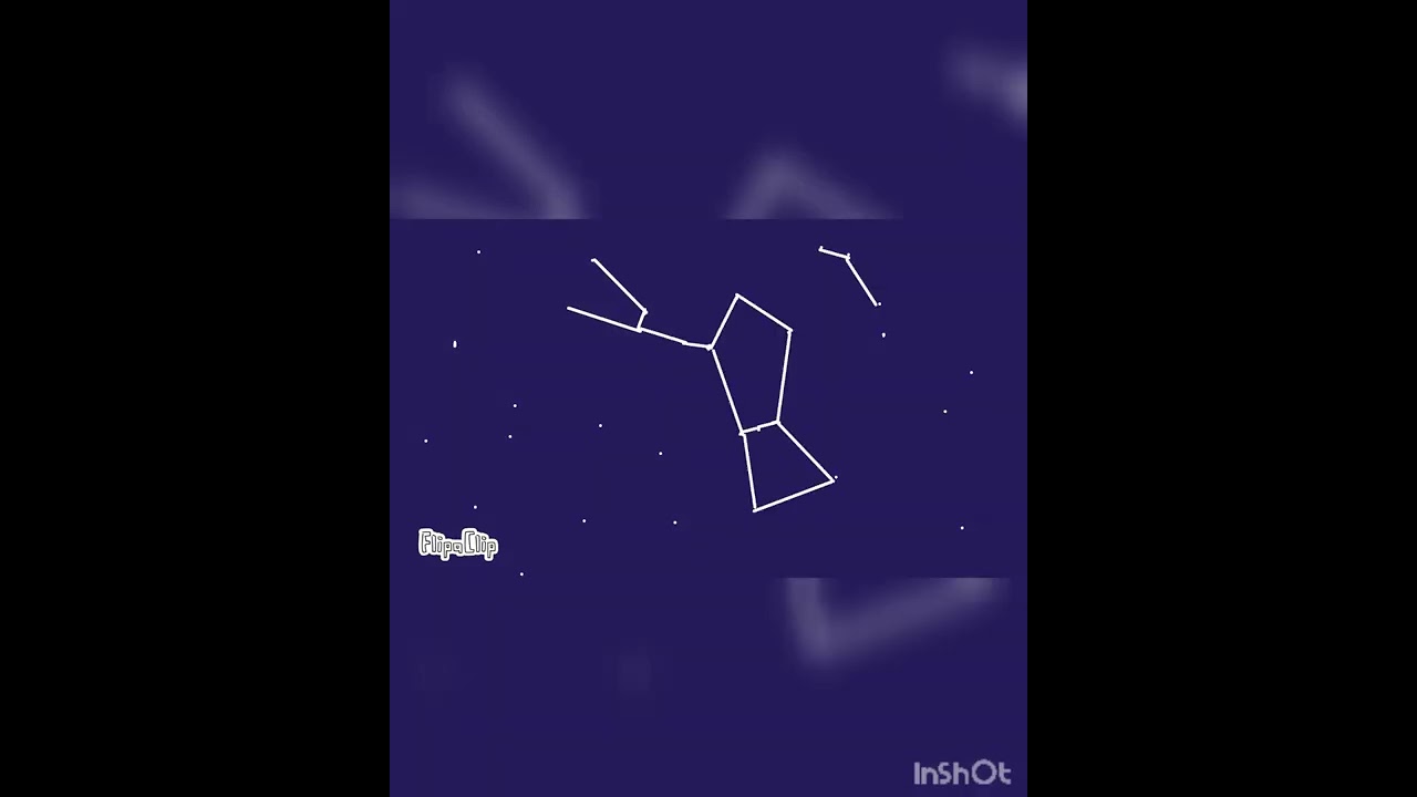 Finding Orion constellation in night sky - YouTube