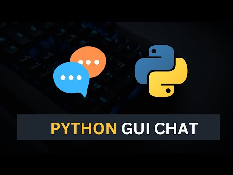 Simple GUI Chat in Python Django - YouTube