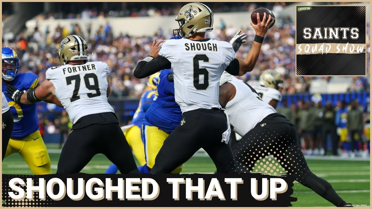 SAINTS SQUAD SHOW: Tyler Shough's 1st NFL Start Ends Unspectacularly ...