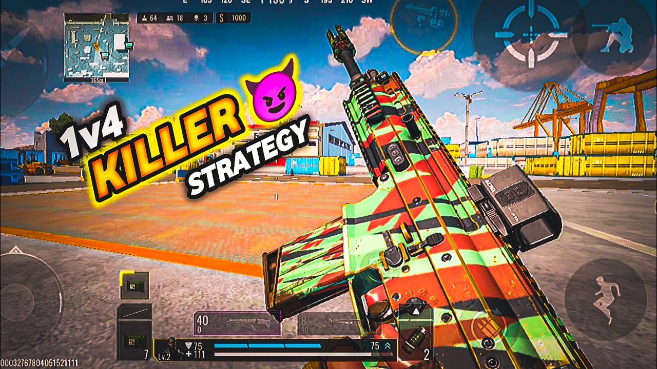 KILLER STRATEGY 😈 1vs4 🔥 - 4 Finger + Full Gyro Gameplay - Project ...