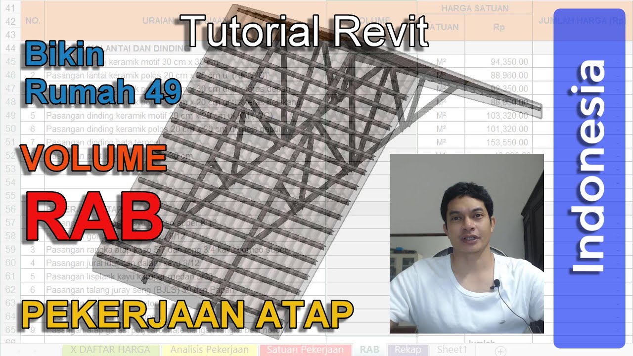 REVIT BIKIN RUMAH 49 – Volume RAB : Pekerjaan Atap - YouTube