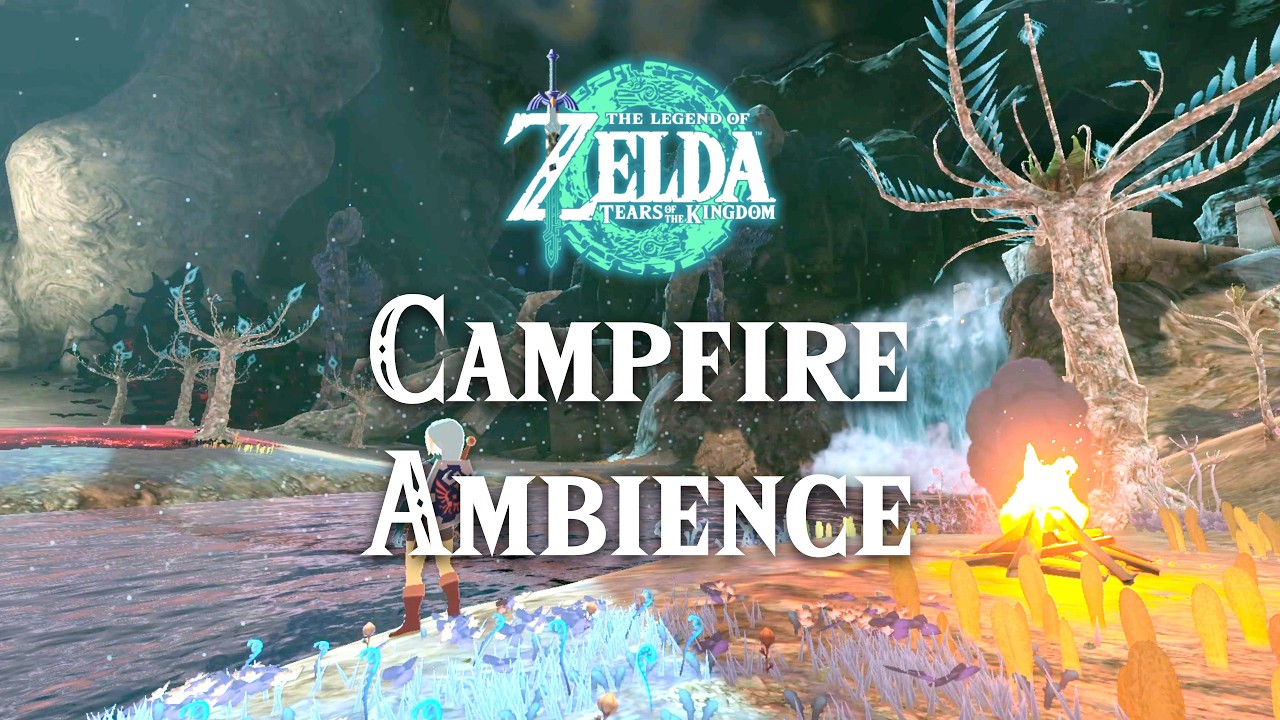 Zelda | Campfire Ambience 🌊 Construct Factory Depths [2H] - YouTube
