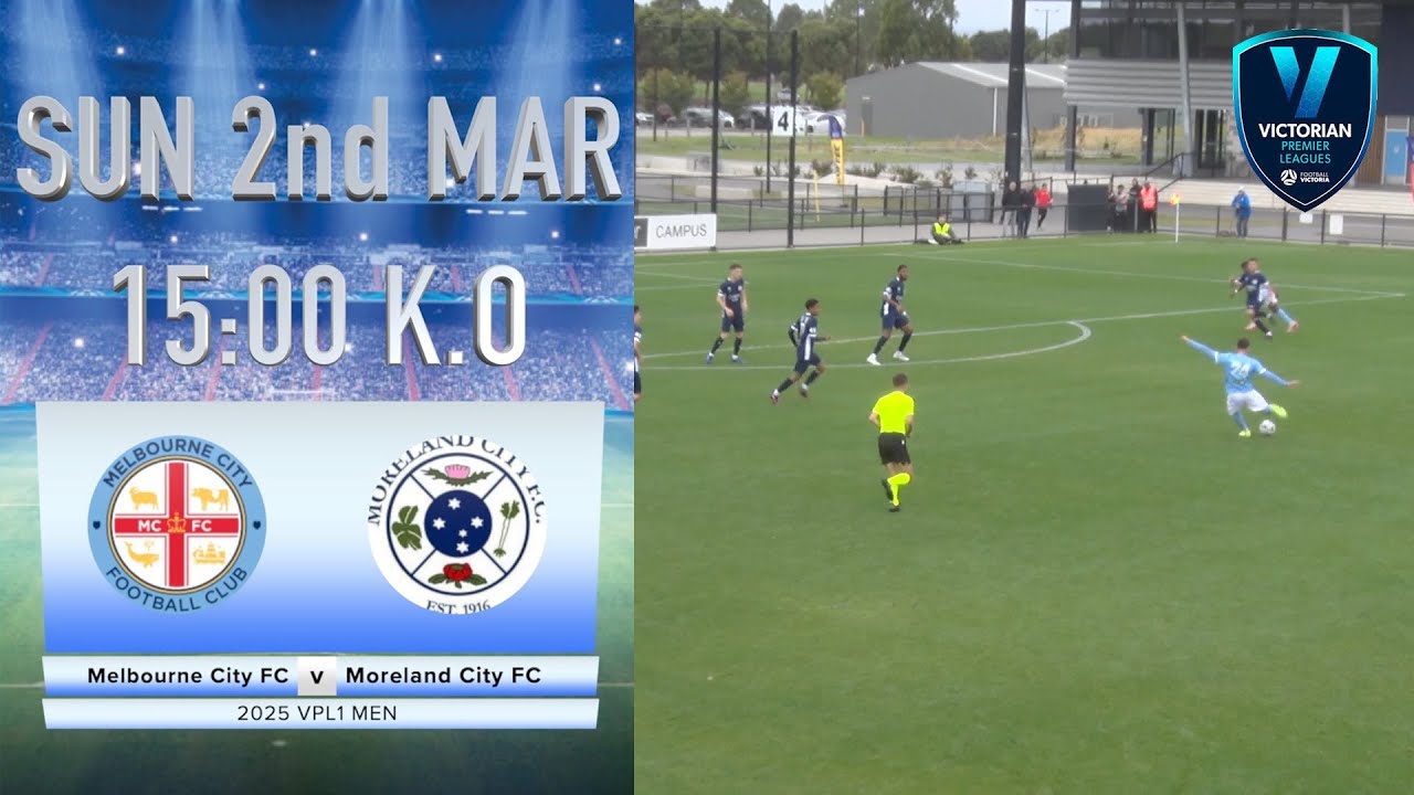 Highlights from VPL1 MEN Round 4 Melbourne City FC vs Moreland City FC ...