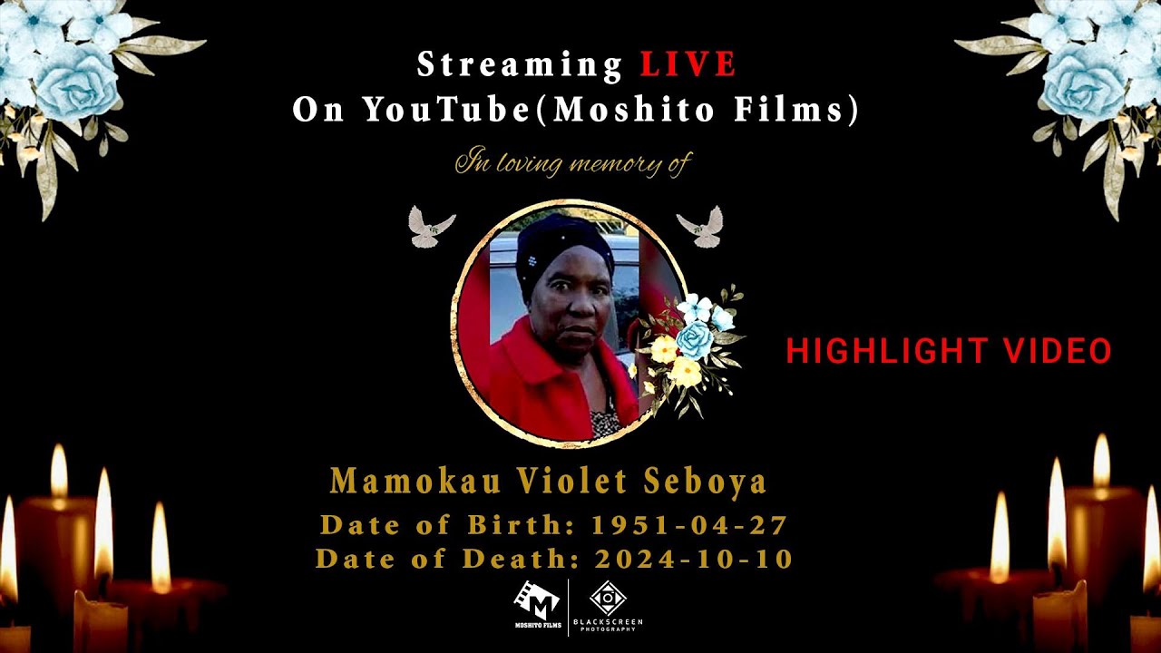 Highlight Video | Funeral Service | Mamokau Violet Seboya - YouTube