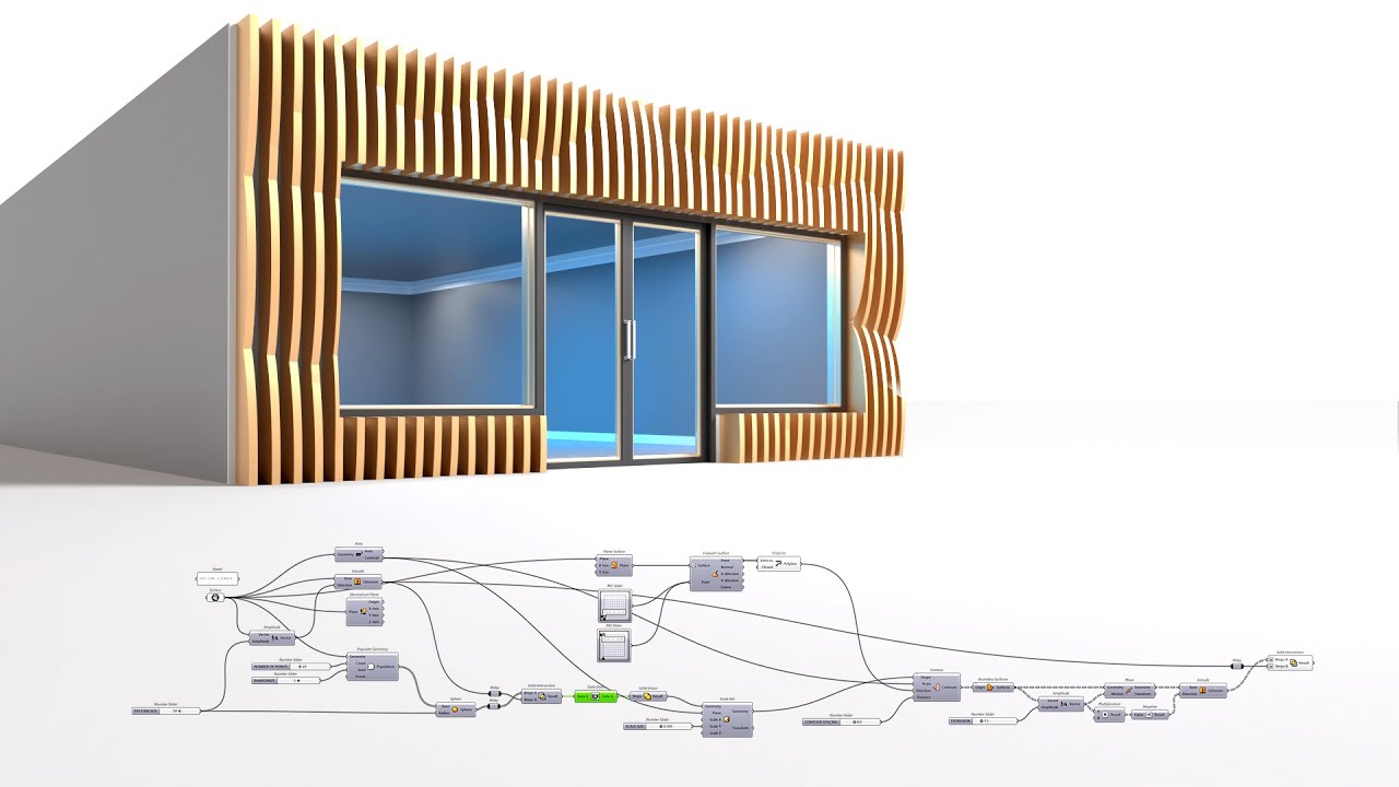 Grasshopper For Rhino 7 3d Storefront Array Parametric Architecture And