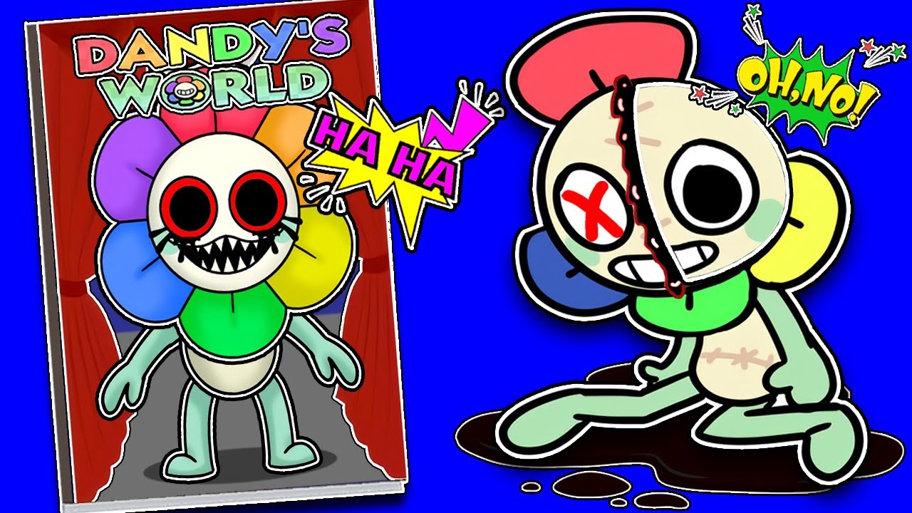 Making DANDY'S WORLD Game Book (Dandy Squishy) DIY - YouTube