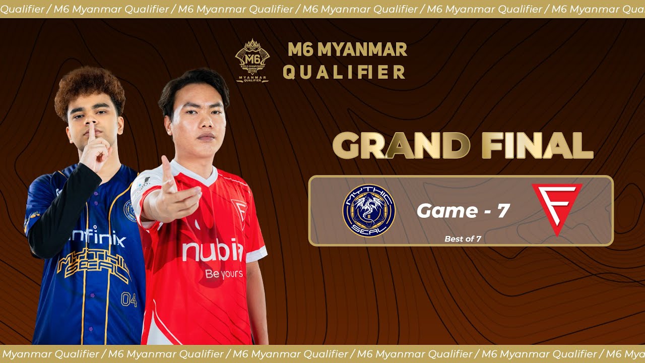 [Game - 7] FALCON ESPORTS vs MYTHIC SEAL | M6 Myanmar Qualifier - YouTube