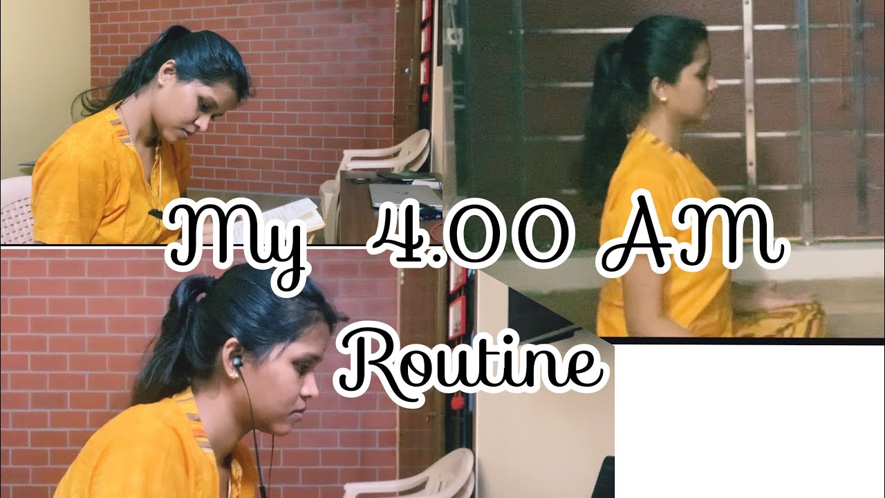 My 4 AM routine | Productive morning | Morning routine vlog | Adlin ...