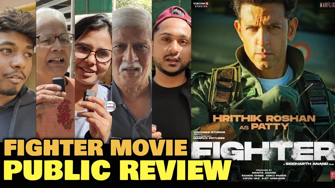 Fighter Movie PUBLIC REVIEW | Hrithik Roshan, Deepika Padukone, Anil ...