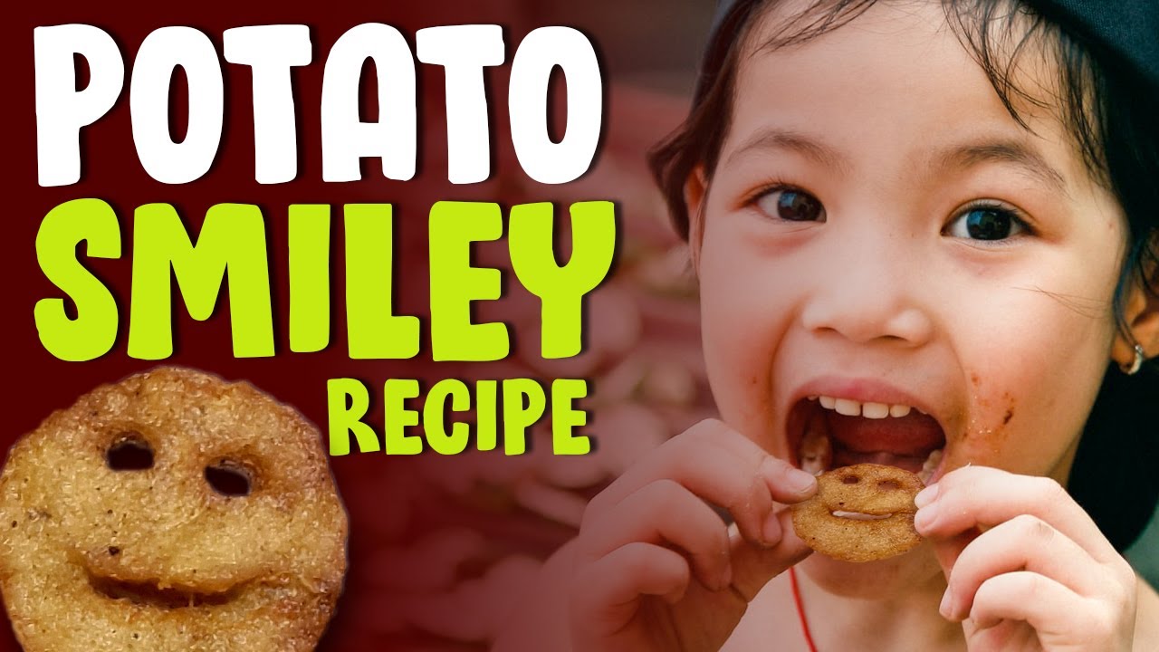 POTATO SMILEY RECIPE | HOW TO MAKE POTATO SMILES | EASY SNACKS IDEA FOR ...