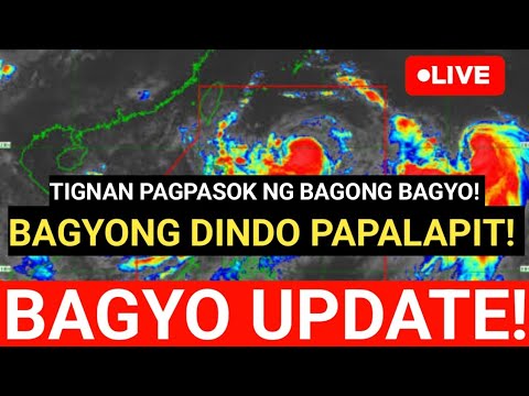 "BABALA" Banta ni BAGYONG DINDO MAGLANDFALL MALAWAKANG PAG ULAN ASAHAN ...