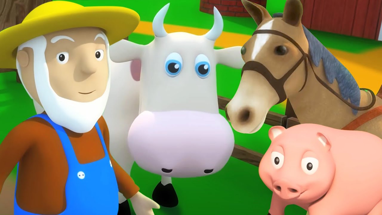 Old Macdonald Had A Farm, Nursery Rhyme and Cartoon Videos - YouTube