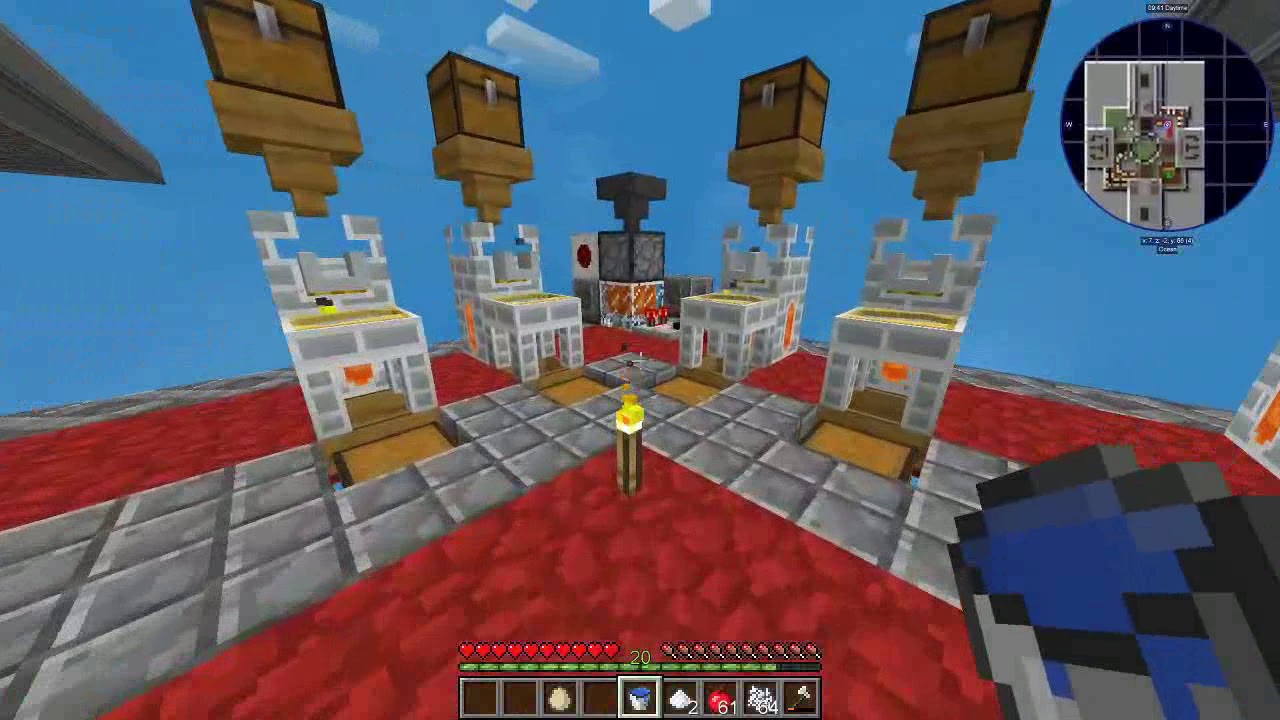 SkyFactory - 4 Simple storage & Bottom Base EP -6 - YouTube