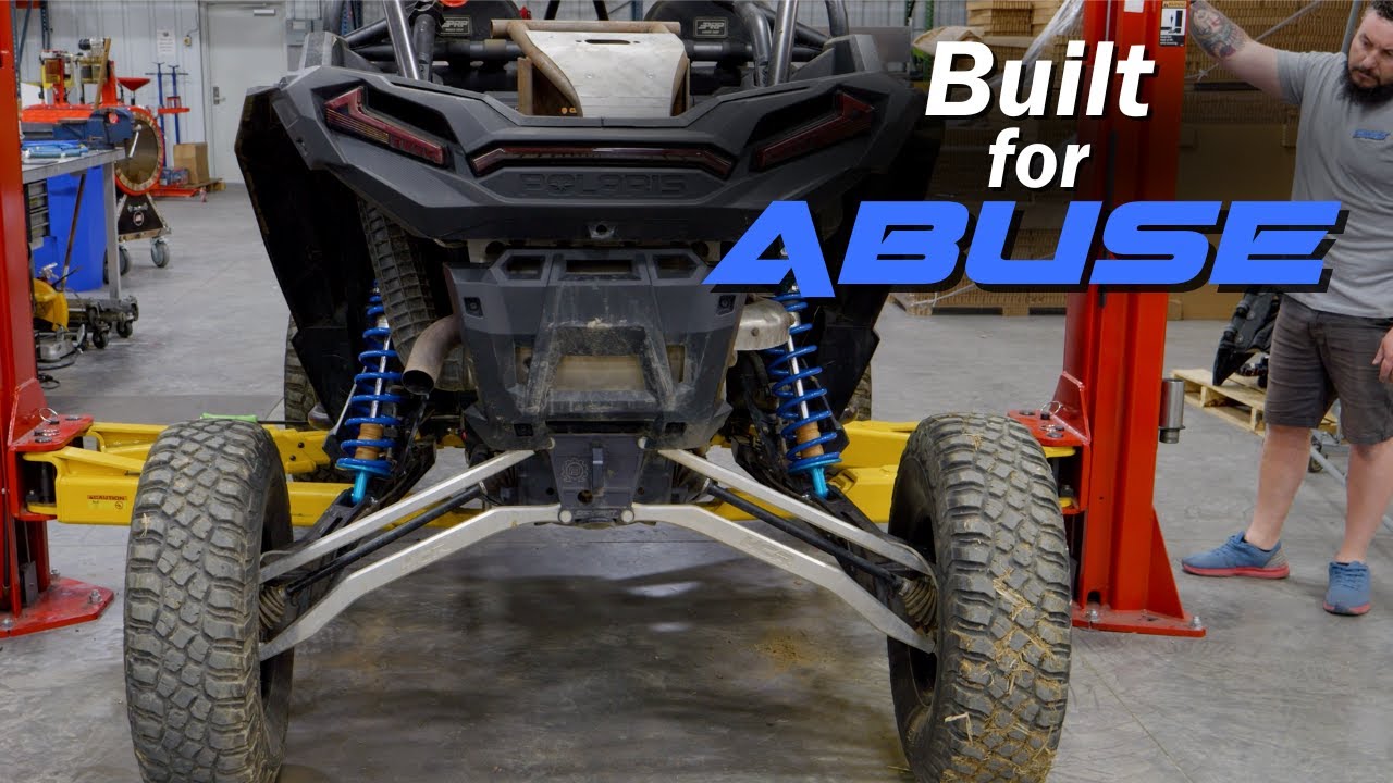 Installing KING Shocks on our friend's RZR - YouTube